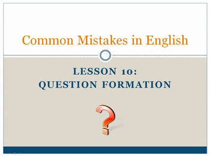 Learn Common Mistakes In English 10-A | Powerful English Lessons
